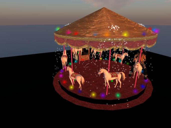 Second Life Marketplace - WINTER CAROUSEL !! merry go round