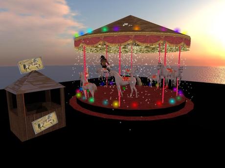 Second Life Marketplace - WINTER CAROUSEL !! merry go round