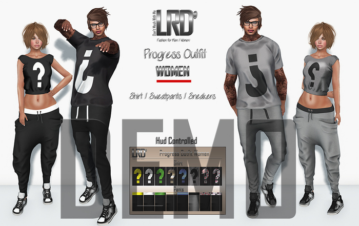 Second Life Marketplace - LRD Progress Outfit Women DEMO