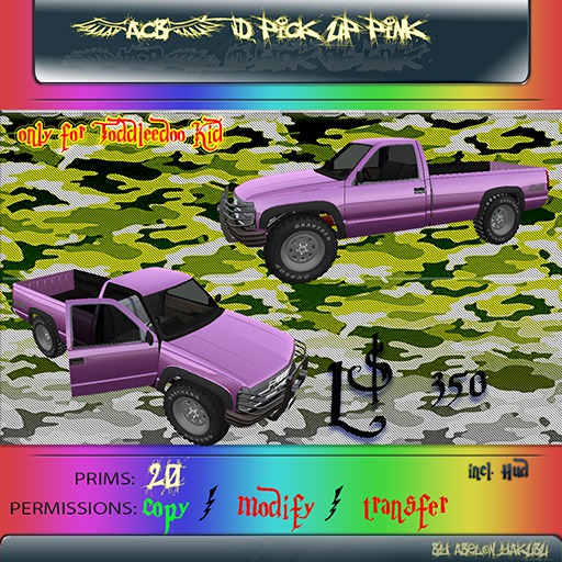 Second Life Marketplace - ~AcB~ TD Pick Up Pink