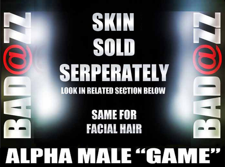 Second Life Marketplace - Alpha Male Shape "Game" By Bad@zz | Men's ...