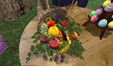 Second Life Marketplace - EASTER MESH CORNUCOPIA WITH ANIMATED EDIBLE ...