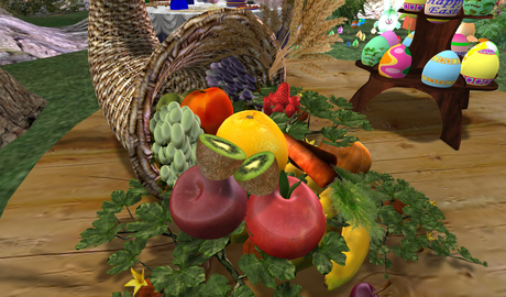Second Life Marketplace - EASTER MESH CORNUCOPIA WITH ANIMATED EDIBLE ...