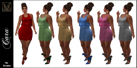 Second Life Marketplace - JCD Cara DEMO Mesh Top&Skirt (bagged)