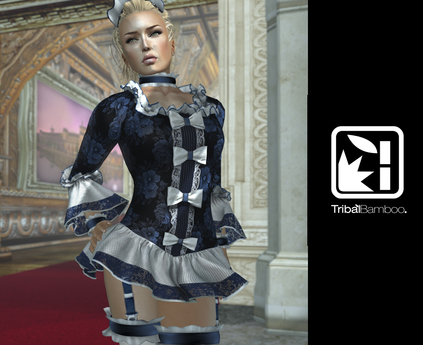 Second Life Marketplace - * TRIBAL BAMBOO * DREAMGIRL MAID - Blue ...