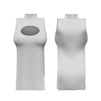 Second Life Marketplace - Full Perm Rigged Mesh Side Slits Short Dress ...