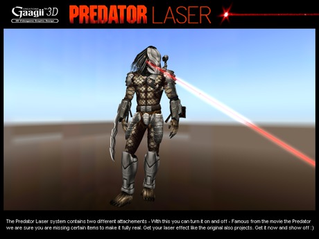 Second Life Marketplace - Gaagii - Predator Laser System 2023 + HUD ...