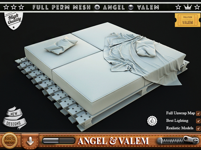 Second Life Marketplace - .::VALEM::. Full Perm Mesh Great Four Raft ...