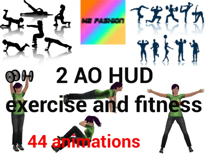 Second Life Marketplace [mf] Ao Hud Exercise And Fitness