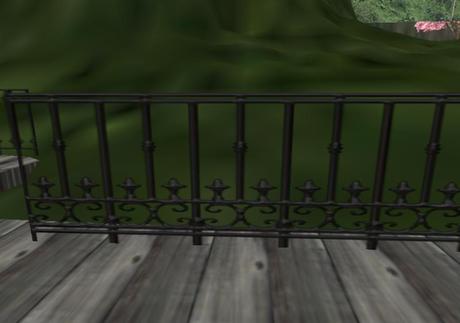 Second Life Marketplace - Railing 6 iron black detailed textures