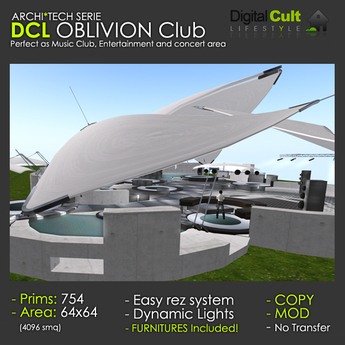 Second Life Marketplace - *** DCL OBLIVION Club - disco - concerts area
