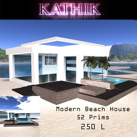Second Life Marketplace - **KATHIK** Modern Beach House (BOX)