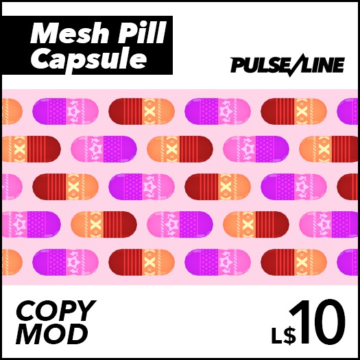 Second Life Marketplace - Mesh Pill Capsule