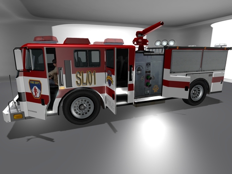 Second Life Marketplace - G&D MOTORS SL/01 Firefighters