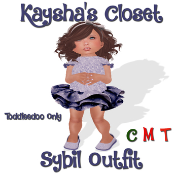 Second Life Marketplace - Kaysha's Closet-Sybil Outfit TD BABY&KID