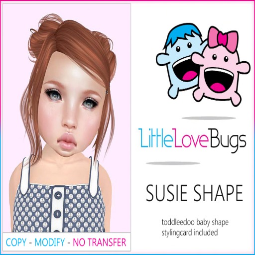 Second Life Marketplace - *llb* Susie toddleedoo baby girl shape