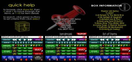 Second Life Marketplace - Bright Inventory Box - The perfect way to ...