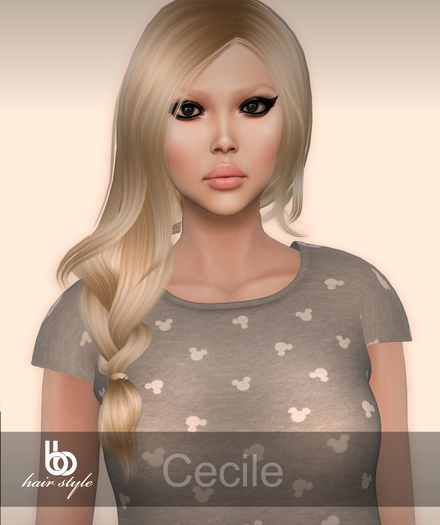 Second Life Marketplace - Bens Hair Style - Cecile Hair Allcolors