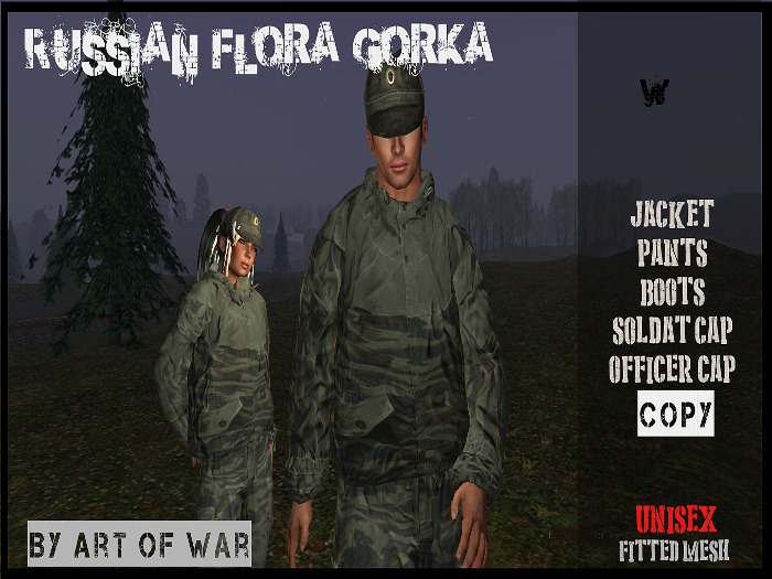 Second Life Marketplace - :AW: Russian Gorka Flora 13-Market BOX