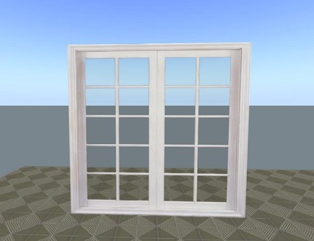 Second Life Marketplace - ! Sale ! White Window Double Window with ...