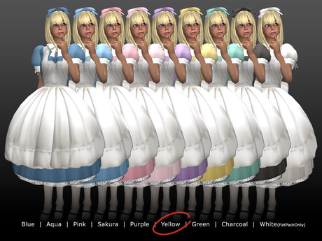 Second Life Marketplace - *Edelweiss* Alice - yellow