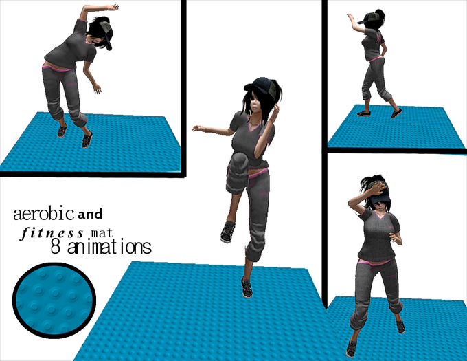 Second Life Marketplace - Aerobic and fitness map - 1 prim only - 8 ...