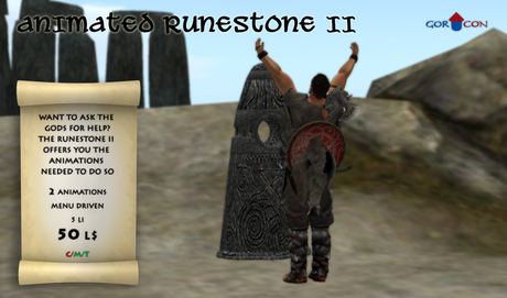 Second Life Marketplace - GORCON Runestone II - Torvaldsland viking ...