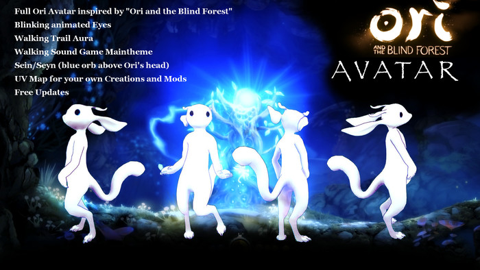 Second Life Marketplace - Ori Avatar inspired by Ori and the Blind Forest