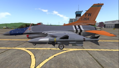 Second Life Marketplace - US 358th Fighter Group paint kit =TBM= F-16
