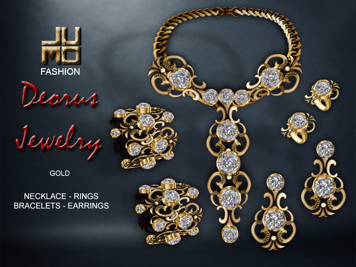 Second Life Marketplace - .:JUMO:. DeOrus Gold Jewelry
