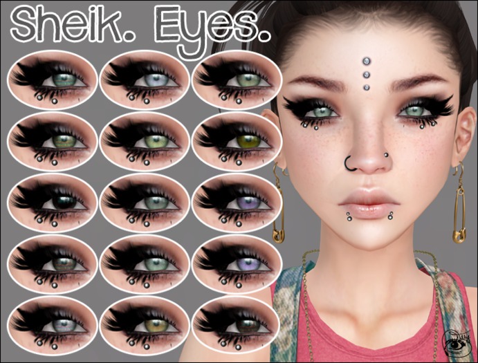 Second Life Marketplace - (TILLY) - Sheik Eyes (ALL COLORS)