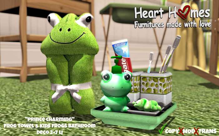 Second Life Marketplace - Aphrodite "Prince Charming" Towel & Bathroom ...