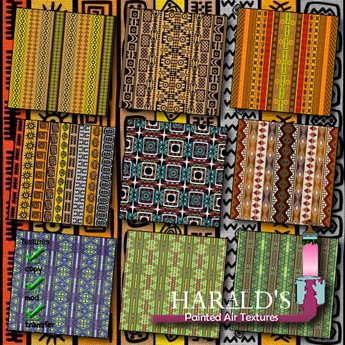 Second Life Marketplace - (PAT Fabric Textures - African Style)