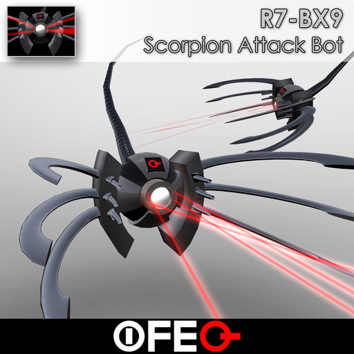 Second Life Marketplace - OFEQ R7-BX9 Scorpion Attack Bot