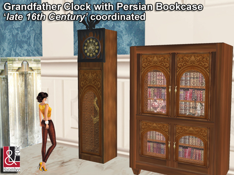 Second Life Marketplace - Victorian Grandfather - SL Clock