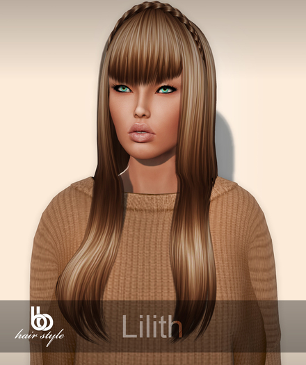Second Life Marketplace - Bens Hair Style - Lilith Hair Allcolors