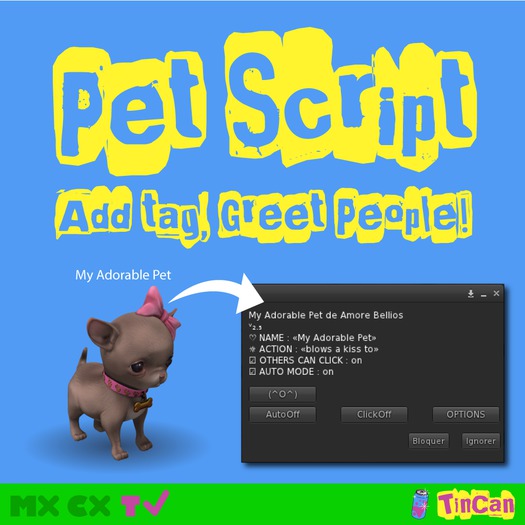 Second Life Marketplace - PET SCRIPT add tag to your pet and greet ...