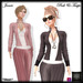 Second Life Marketplace - SAS - Jamie Pink & Taupe Outfit (Mesh)