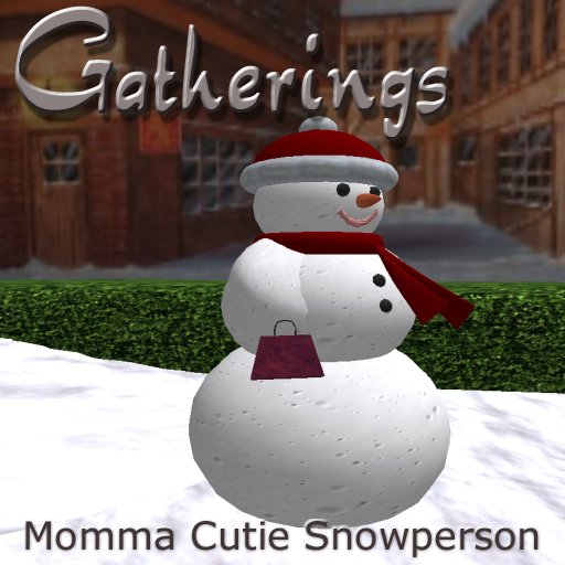 Second Life Marketplace - Gatherings Mama Cutie Snowperson