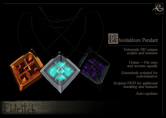 Second Life Marketplace - .Eldritch. Khordaldrum Pendant