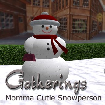 Second Life Marketplace - Gatherings Mama Cutie Snowperson
