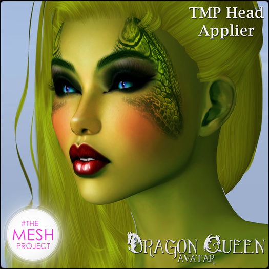 Second Life Marketplace - .:.CoCoChes.:. Dragon Queen TMP Head Installer