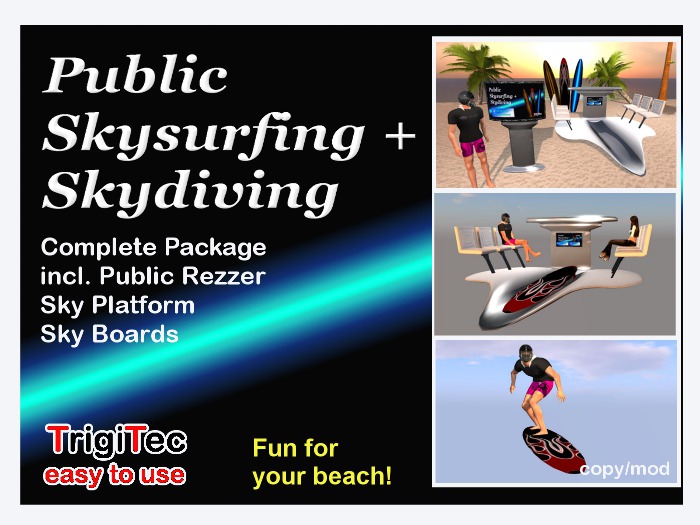 Second Life Marketplace - Skydiving (Skysurfing)
