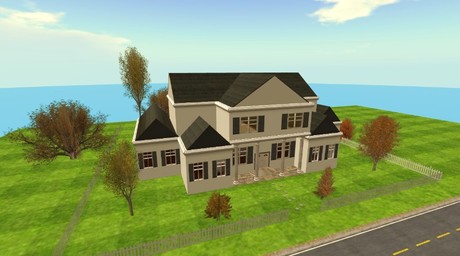 Second Life Marketplace - Colonial Mansion Prefab House Home by Artisan ...