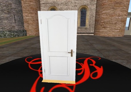 Second Life Marketplace - White Framed House Door Set with Premium Door ...