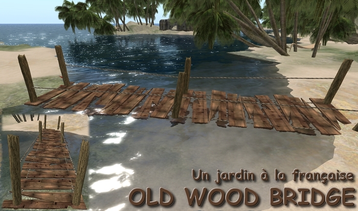 Second Life Marketplace - OLD WOOD BRIDGE COPY - tiki bridge - bridges ...