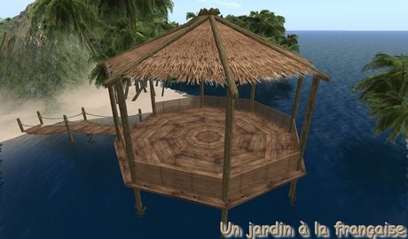 Second Life Marketplace - TIKI PLACE - tiki gazebo - tiki hut - tiki ...
