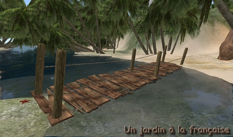 Second Life Marketplace - OLD WOOD BRIDGE COPY - tiki bridge - bridges ...