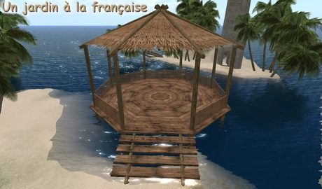 Second Life Marketplace - TIKI PLACE - tiki gazebo - tiki hut - tiki ...