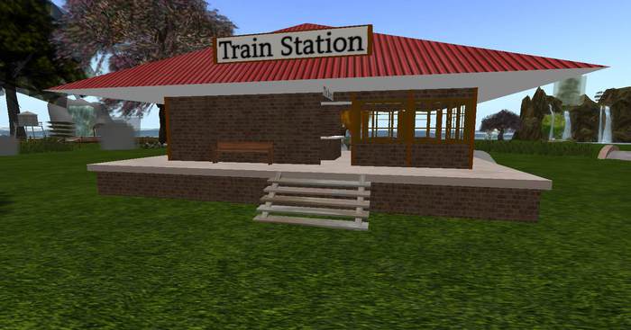 Second Life Marketplace - Train station